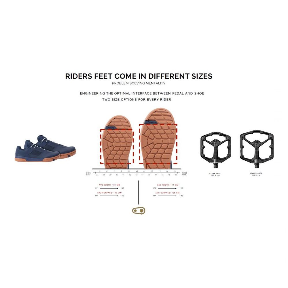 Pedály MTB - CRANKBROTHERS Stamp 7 - Splatter Paint Red | DOOKIE.cz