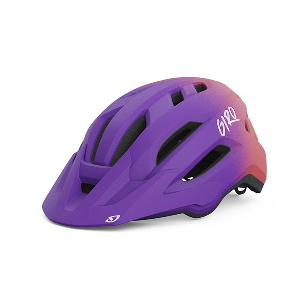Dětská přilba MTB - GIRO Fixture II Youth - Mat Purple/Pink Fade ...