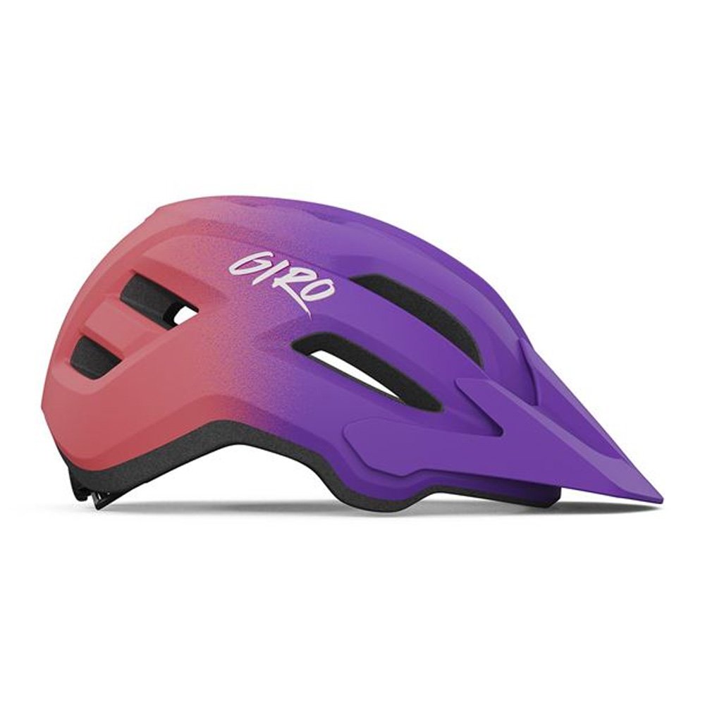 Dětská přilba MTB - GIRO Fixture II Youth - Mat Purple/Pink Fade ...