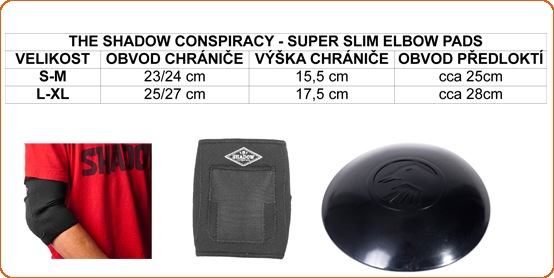 Chrániče loktů - SHADOW Super Slim Elbow | DOOKIE.cz
