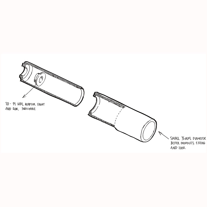 Peg - FLY BIKES Tubo 2015 - černá | DOOKIE.cz