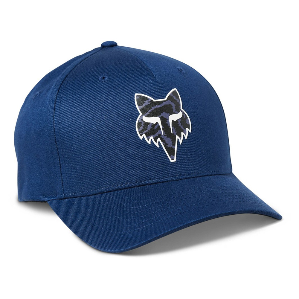 Čepice - FOX Nuklr Flexfit Hat - Deep Cobalt | DOOKIE.cz