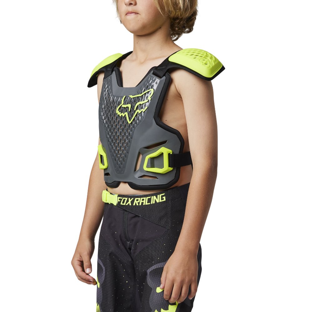 Dětský krunýř - FOX R3 2024 - Dark Shadow | DOOKIE.cz