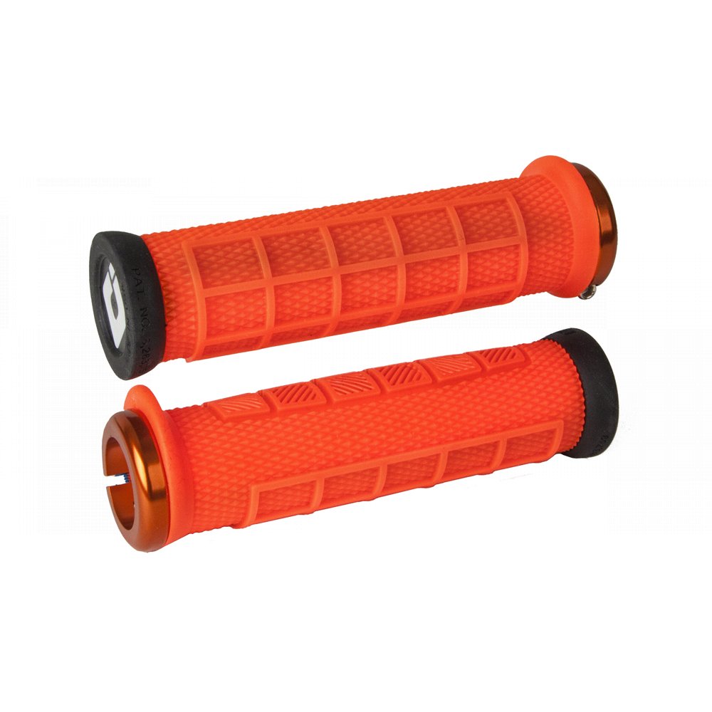 Gripy - ODI Elite PRO Lock-On - oranžová | DOOKIE.cz