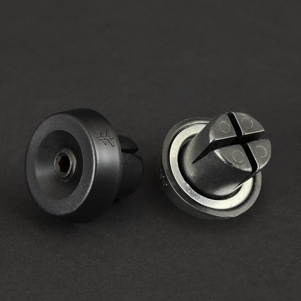 Koncovky řidítek - FLY BIKES Volcano Nylon - černá | DOOKIE.cz