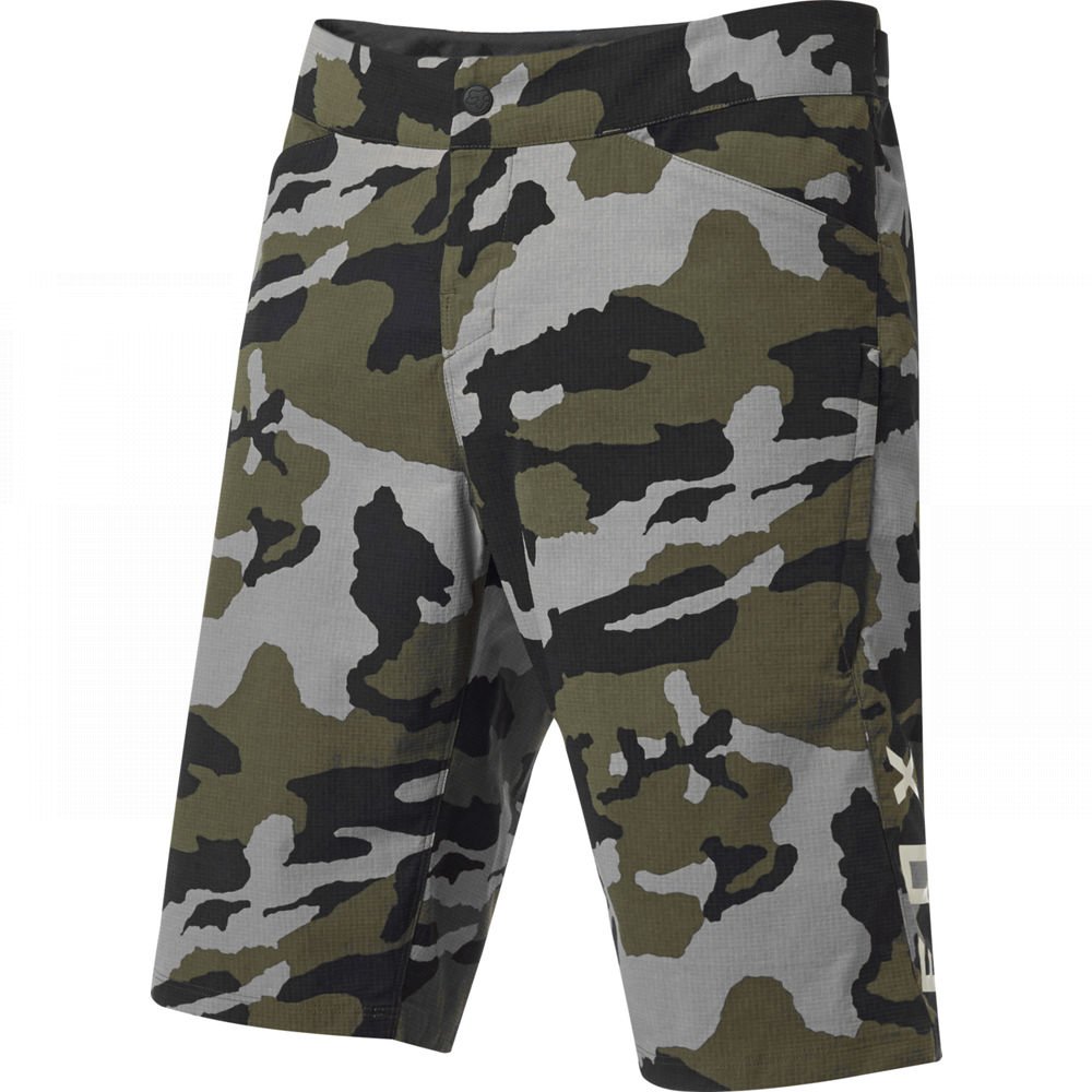 Kraťasy - FOX Ranger Short Camo 2020 - Green Camo - BEZ VLOŽKY | DOOKIE.cz