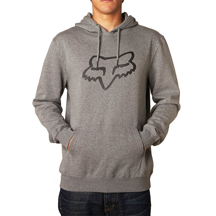 Mikina - FOX Legacy Fox Head Pullover Fleece 2014 - šedá | DOOKIE.cz