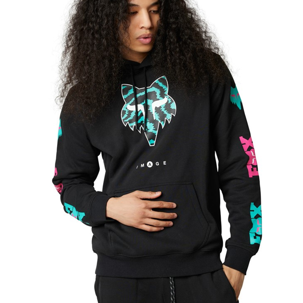 Mikina - FOX Nuklr Head Po Fleece - Black | DOOKIE.cz