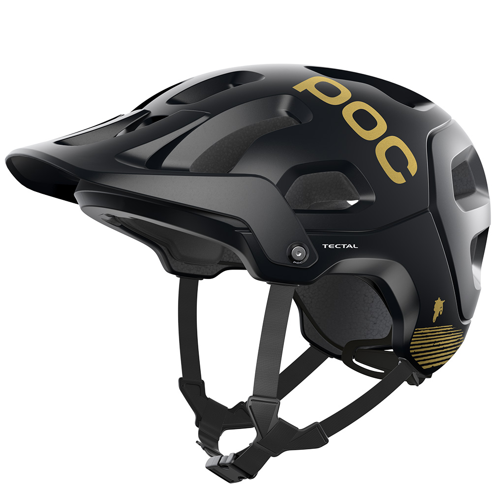 Přilba MTB - POC Tectal Fabio 2020 - Uranium Black Matt / Gold | DOOKIE.cz