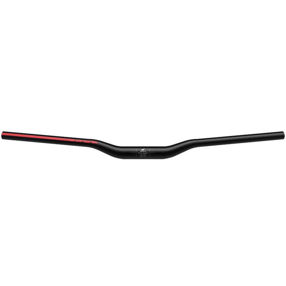 Řídítka MTB - SPANK Spoon 35 Bar - Black / Red | DOOKIE.cz