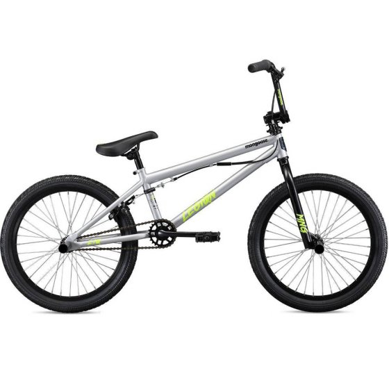 Freestyle BMX kolo - MONGOOSE Legion L10 20" 2019 - stříbrná (vzorek ...